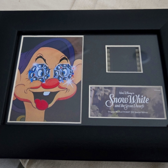 Disney | Art | New Disney Dopey Snow White Seven Dwarfs Framed Film ...